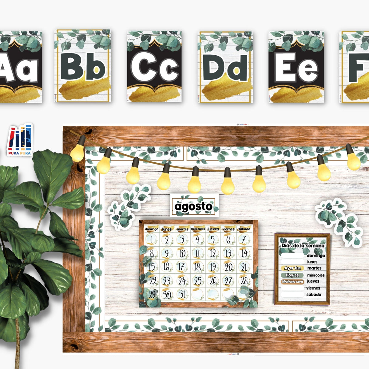Abecedario Colección "Rustic Chalkboard" – pukapukaworld