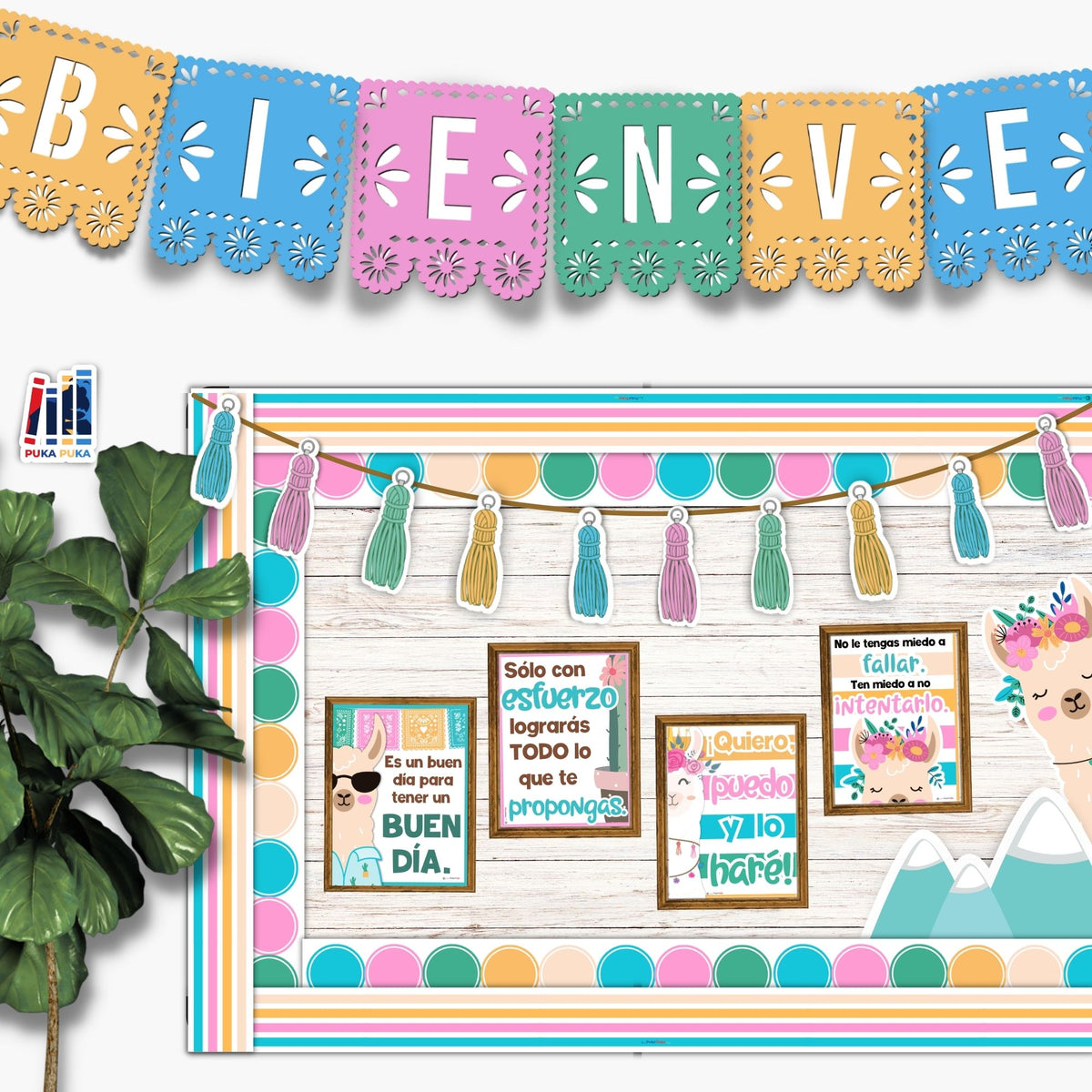 Banderines Bienvenidos: Colección "Llamas" – pukapukaworld